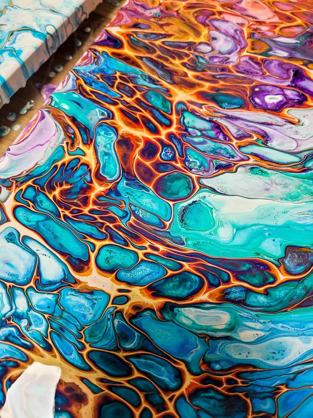Acrylic Pouring – Techniken - Kreativ mit Betty